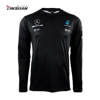 China Custom Logo/Color Printed Jersey Men T-Shirt 2024 Design with Breathable Long Sleeves for sale