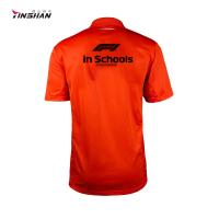 China Polyester Breathable Racing Sportswear Custom Logo Short Sleeve F1 Polo T-Shirt for Men for sale