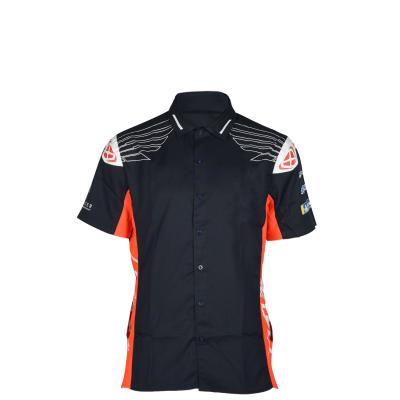 China Summer Men's Short-Sleeved Racing T-Shirts for Off-Road Sportswear Custom Team Name for sale
