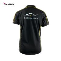 China Stylish 100% Polyester Sublimation Polo for Men's F1 Car Racing and Bicycle Racing Wear for sale
