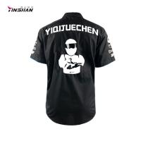 China Sample Customized Logo F1 Shirt for Men 2024 Summer Casual Clothing Polyester Shirts for sale
