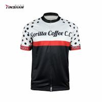 China Customized Logo Printing Men's Short Sleeve Cycling Jersey for Wholesales OEM Service for sale