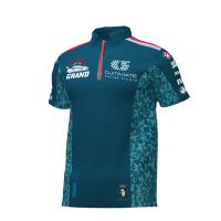 China Customized Logo Sports Zip Up Polo Shirt for Auto Racing Wear Cotton/Polyester Sample for sale