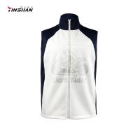 China Aviliable Sample Custom Team Name Sports Vest Windproof White Racing Motorcycles Vests for sale