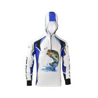 China Fully Sublimation Print Custom Logo 100% Polyester Quick Dry Sun Protect Fishing Suit for sale