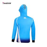 China Fully Sublimation Print Custom Logo 100% Polyester Quick Dry Sun Protect Fishing Suit for sale