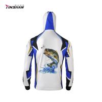 China Fully Sublimation Print Custom Logo 100% Polyester Quick Dry Sun Protect Fishing Suit for sale