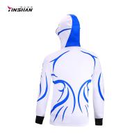 China Fully Sublimation Print Custom Logo 100% Polyester Quick Dry Sun Protect Fishing Suit for sale