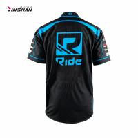 China Summer Season Motorcycle Auto Racing Sportswear Custom Logo Team Shirt for Men's F1 for sale