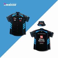 China Motorcycle Racing F1 Sport Wear Custom Logo Team Shirt with Customized Printing Methods for sale
