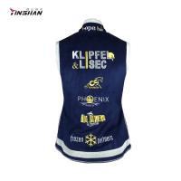 China Motorcycle Auto Racing Wear Men's Softshell Vests for Winter Sports Custom Team Name for sale