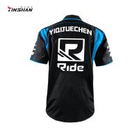 China Custom Logo Polyester Motocross Shirt Ideal for Men's Motorcycle F1 Auto Racing Wear for sale