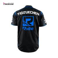 China Unisex Wicking Breathable Polyester Shirt with Custom Logo Printed Black Sportswear for sale