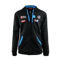 China Unisex Adults Black Windproof Cotton Poly Sports Jacket with Looking Design and Guaranteed for sale