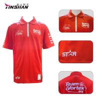 China Customized Logo Square Collar Polyester Gaming Polo Esports Jersey Teamwear Polo Shirt for sale