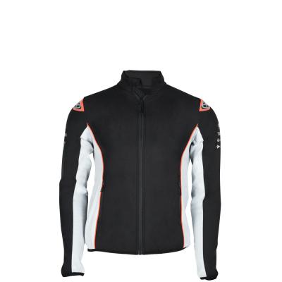 China Sportswear Motocycling Windproof Nylon Spandex Conbimed Retro Racing Motorbike Rain Jacket for sale