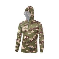 China Autumn Season Custom Outdoor Camo Casual Men's Fishing Suit 100% Cotton Sportswear for sale