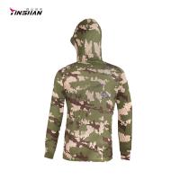 China Autumn Season Custom Outdoor Camo Casual Men's Fishing Suit 100% Cotton Sportswear for sale