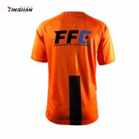 China O-Neck Collar Custom Printed Men's Polyester T-shirt for F1 Racing and Motor Sportswear for sale