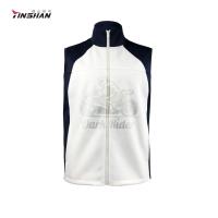 China Custom Printed Polyester Cycling Gym Vest for Adults Soft Shell Jacket Men Gilet Homme for sale