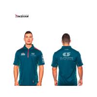 China All Over Print Racing Teamwear Polo Shirt for Men OEM Designs  S/M/L/XL for sale
