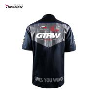 China Unisex Fashion Custom Printed Design Sports Motorcycle Motor Cross Pit Crew Racing Shirt for sale