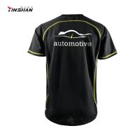 China Customized F1 Car Racing Clothes Grey Men's Short Sleeve T-shirt for Sports Wear for sale