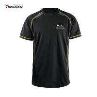 China Customized F1 Car Racing Clothes Grey Men's Short Sleeve T-shirt for Sports Wear for sale