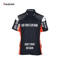 China Custom Team Name Sportswear Racing Off-Road Pit Crew Men's Short-Sleeved Clothing for sale