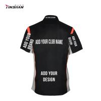 China Custom Team Name Sportswear Racing Off-Road Pit Crew Men's Short-Sleeved Clothing for sale