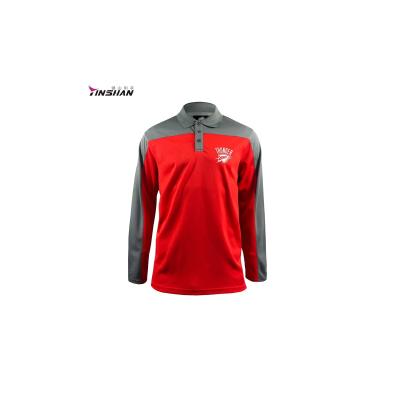 China Various Size Red Custom Button Up Racing Flannel Sport Shirt 7 Days Lead Time Support for sale