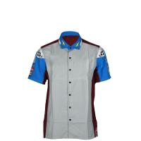 China Custom T Shirt for Men Comfortable Sports Polo Shirt for Riding Cotton Racing Pit Crew for sale