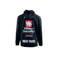 China Support 7 Days Sample Order Lead Time Black Custom Racing Hoodie Jacket with Leather for sale