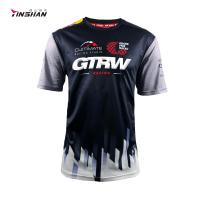China Custom Logo Knitted Fabric Men's Sports T-shirt for Comfortable Workout Sessions for sale