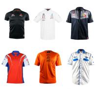 China Custom Logo Design Embroidered F1 MotoGP Moto Shirts Printing Custom Request Printing for sale