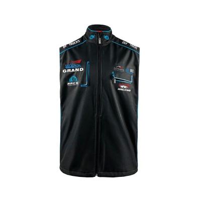 China Custom Logo Hit Transfer Motorcycle Auto Racing Wear Men's Sportswear Vest S-XL Size for sale