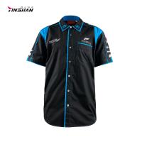 China Customized Logo Sports Embroidered Shirt for Racing and Motorcycling Sportswear Design for sale