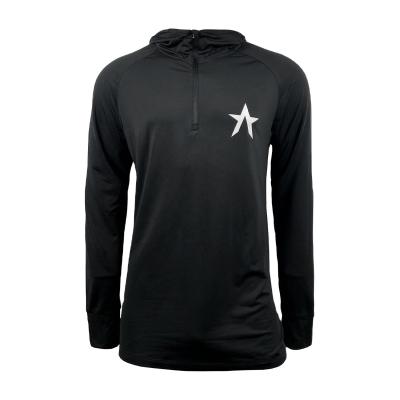 China Custom Designs Black Polyester Running Sports Hoodie With Logo Printing 100% F1 Clothes for sale