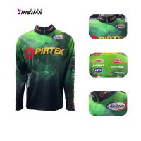 China Custom UPF 50 Performance Fishing Polo Shirt for Men UV Long Sleeve Sublimation Jersey for sale