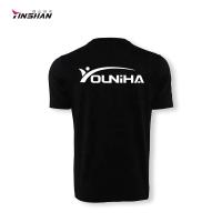 China Custom Logo Printed Sports T-Shirt for Unisex Jersey Fabric Men's Outdoor Breathable for sale