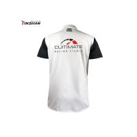 China 5. Customized Color Logo Custom Logo Sublimation Pit Crew Team Racing T-Shirt for Men for sale