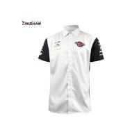 China 5. Customized Color Logo Custom Logo Sublimation Pit Crew Team Racing T-Shirt for Men for sale