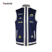 China Customized Embroidered Poly Cotton Training Team Vest with Wicking Breathable Design for sale