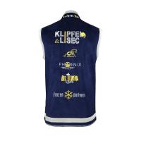 China Customized Embroidered Poly Cotton Training Team Vest with Wicking Breathable Design for sale