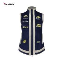 China Customized Embroidered Poly Cotton Training Team Vest with Wicking Breathable Design for sale