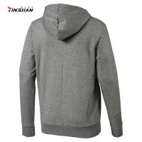 China Custom Logo Grey Wicking Breathable Sports Formula One Racing Zip Hoodie for Men for sale