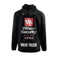 China Hooded Collar Customized Logo 100% Polyester OEM Racing Pit Crew Zipper Long Sleeve Gym Hoodie Sport Wear for sale