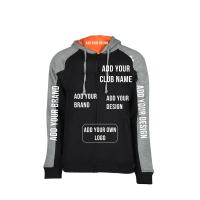 China Custom Logo Sports Hoodie Soft Sports Hoodie Polyester Men's Pullover Racing Pit Crew for sale