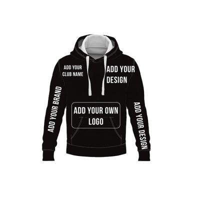 China Custom Sportswear Sublimation Print Pit Crew Racing Men's Hoodies with V-neck Collar for sale