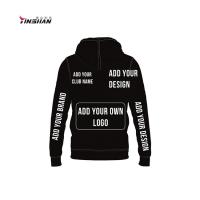 China Custom Sportswear Sublimation Print Pit Crew Racing Men's Hoodies with V-neck Collar for sale